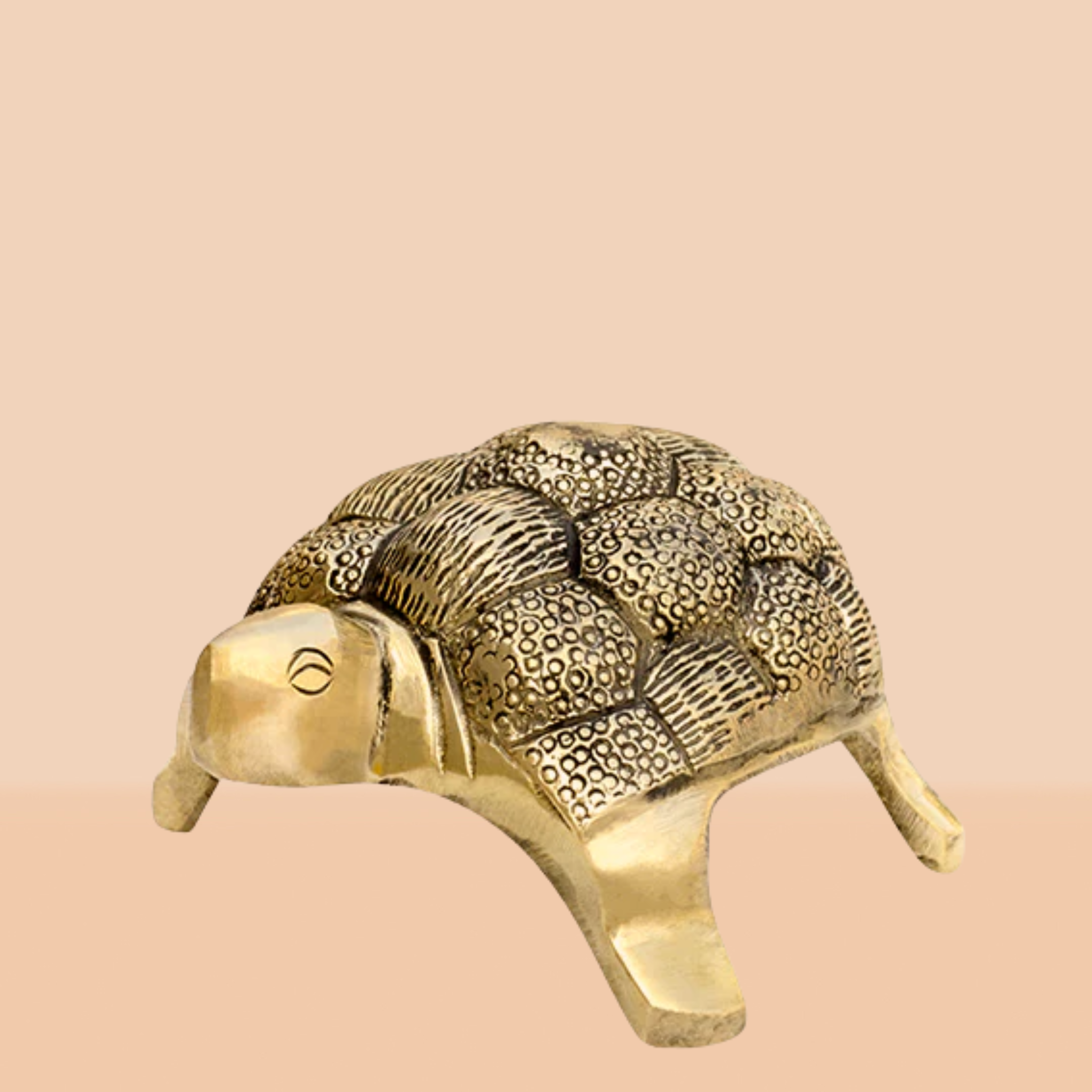 VASTU BRASS SMALL TURTLE 01 STATUE– malyam